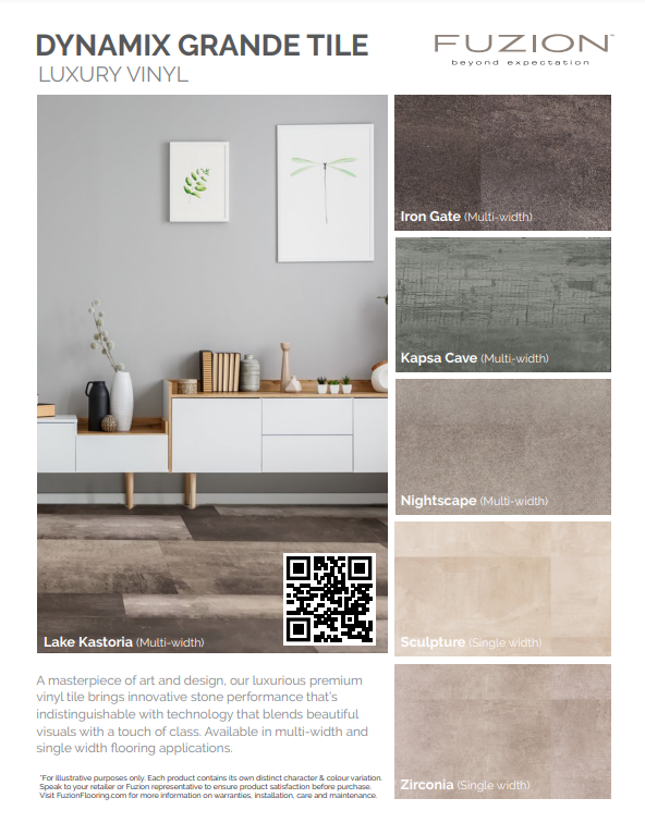 Sculpture (Single Width) - Fuzion Dynamix Grande Tile