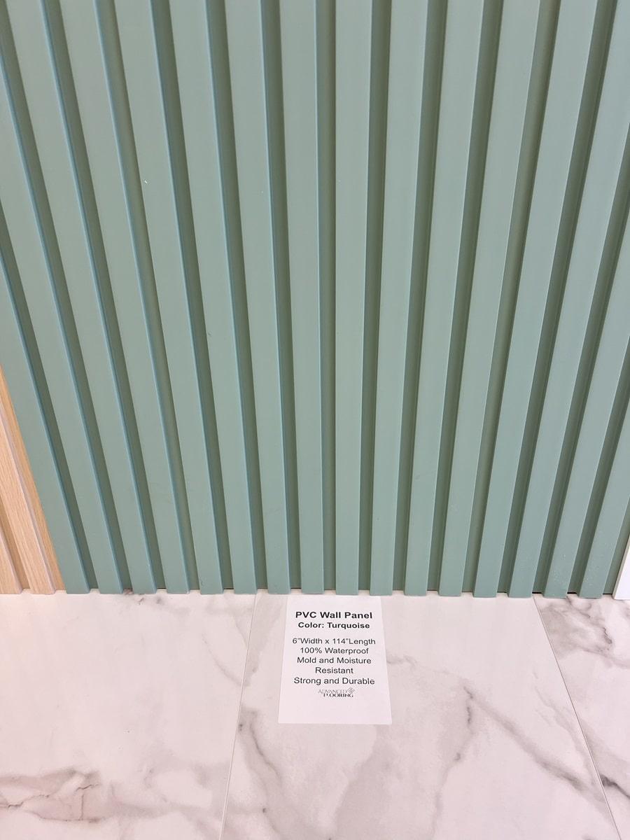 Turquoise - Advanced PVC Fluted Wall Covering – ADVANCED FLOORING